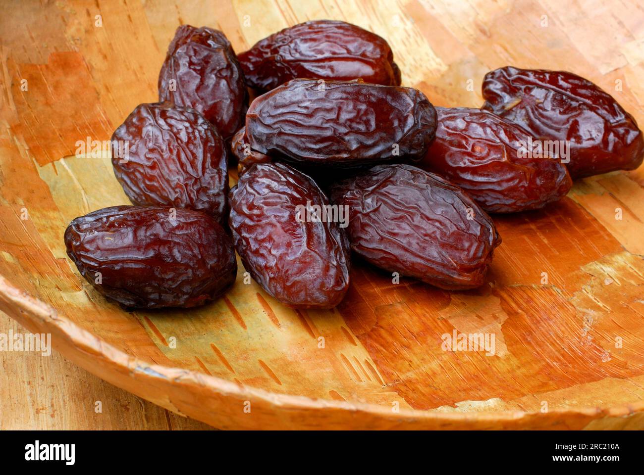 Dried dates in shell (Phoenix dactylifera), dried fruit, dried fruit ...