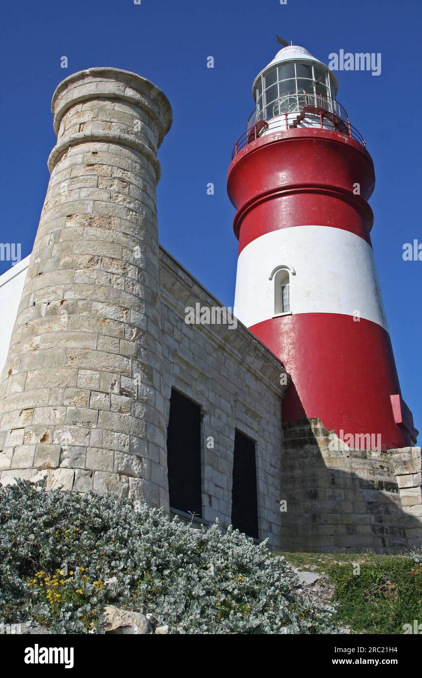 Cape Agulhas Lighthouse in S Stock Photo - Alamy