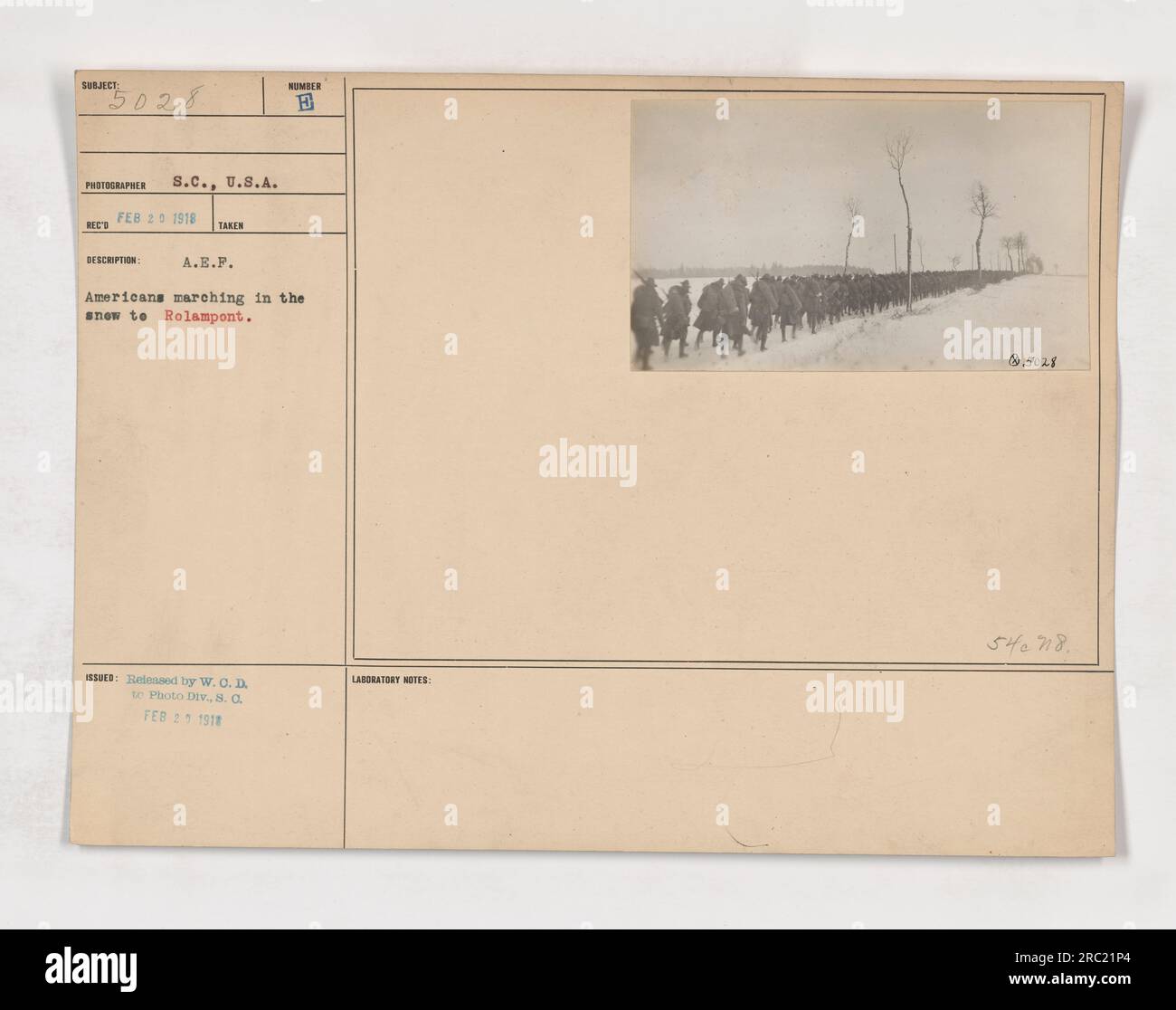 Rolampont in world war one hi-res stock photography and images - Alamy