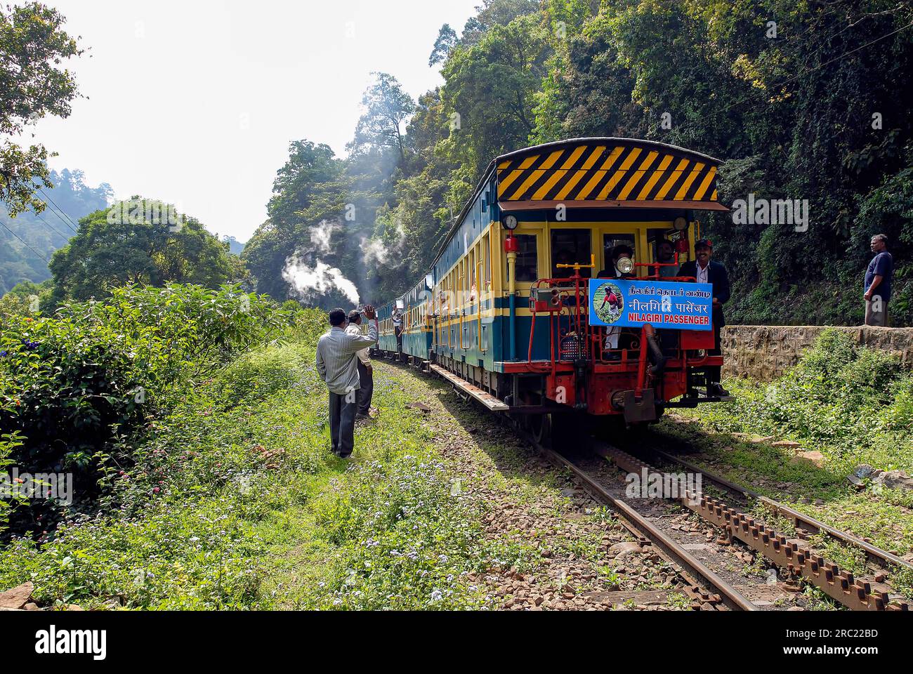 Exciting trip with Nilgiri Mountain Railway hill train from Ooty to Mettupalayam, Tamil Nadu ...