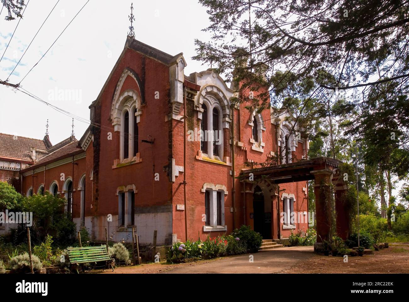Heritage buildings The Nilgiri Library estd 1860 at Ooty Udhagamandalam ...