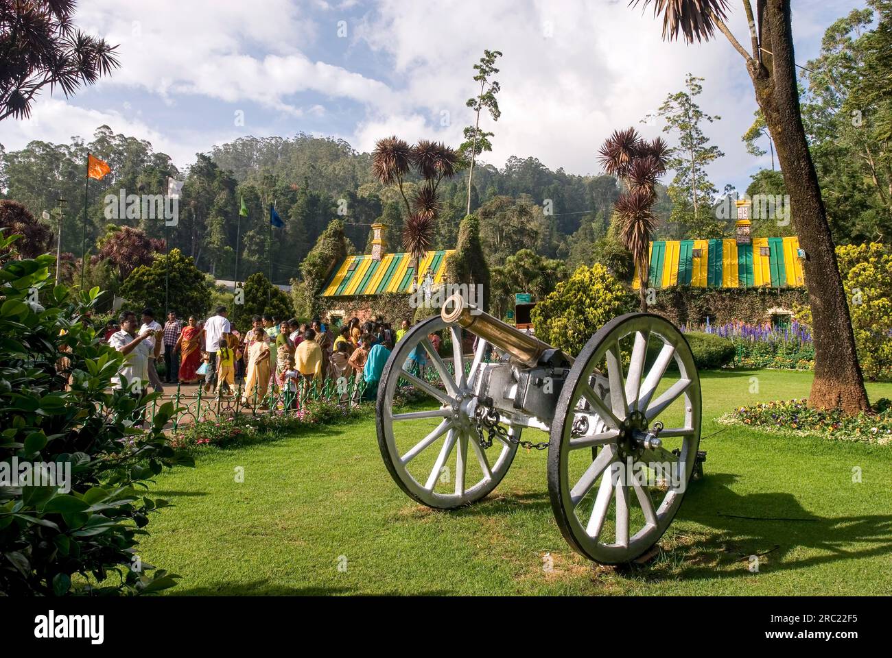 The Government Botanical garden (1847) laid by the Marquis of Tweeddale ...