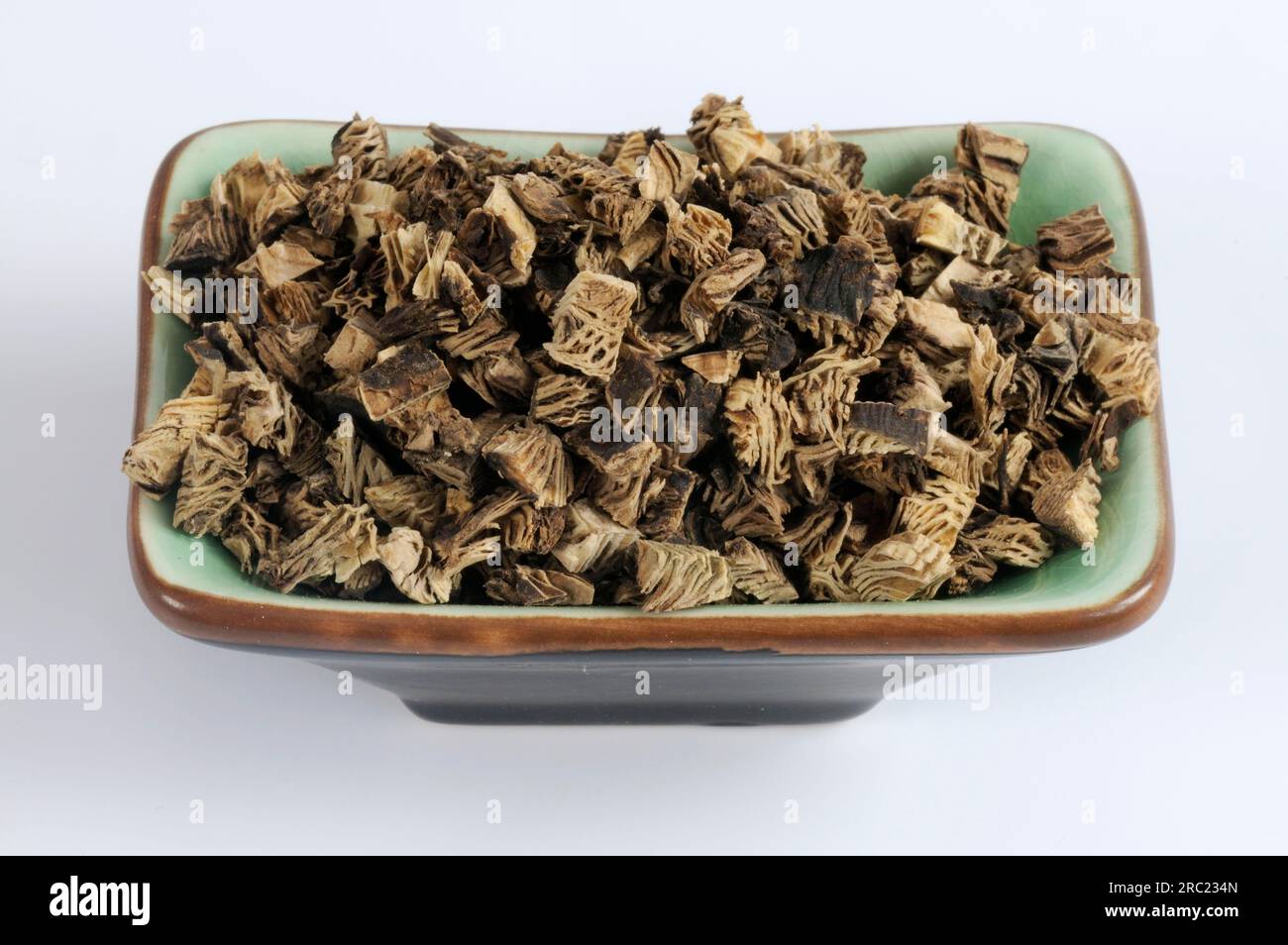 Silver primrose rhizome (Cimicifugae rhizoma), Sheng Ma, cut out ...