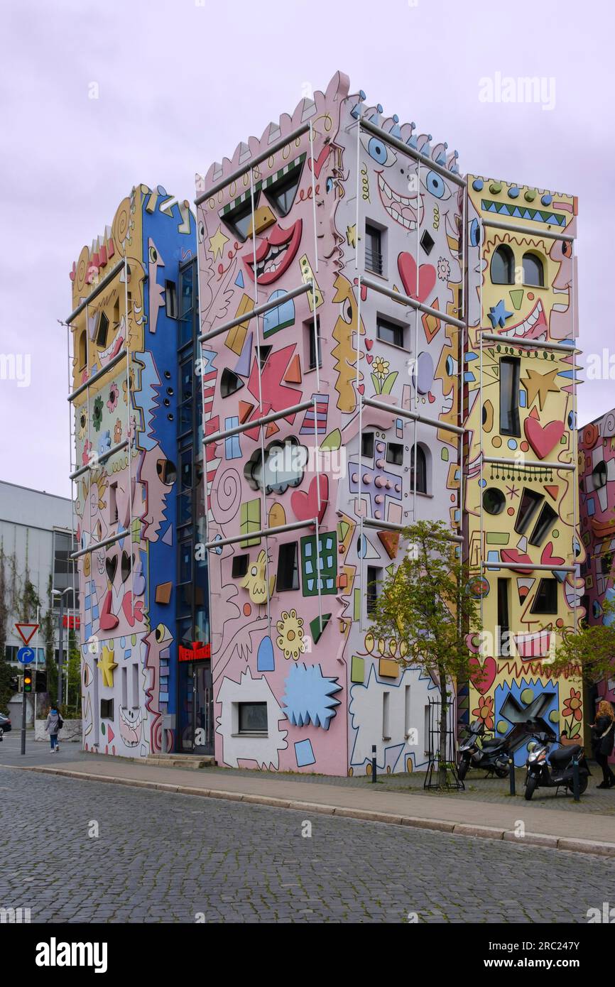 Happy Rizzi House, by pop artist James Rizzi, Braunschweig, Lower ...