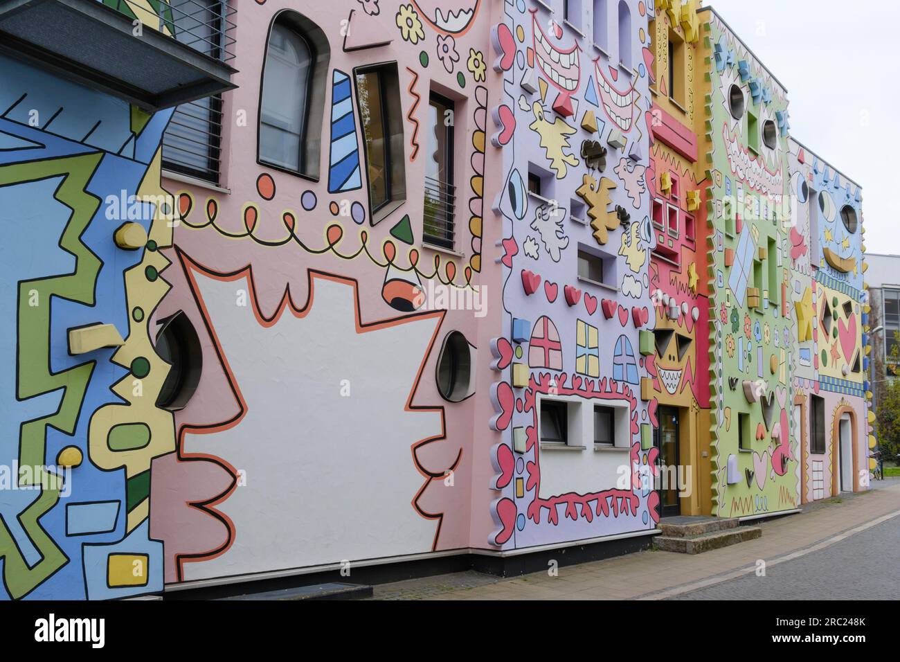 Happy Rizzi House, by pop artist James Rizzi, Braunschweig, Lower ...