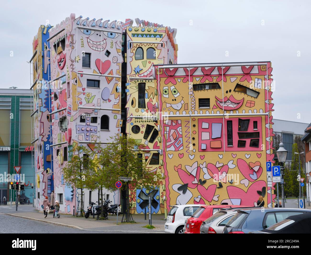 Happy Rizzi House, by pop artist James Rizzi, Braunschweig, Lower ...