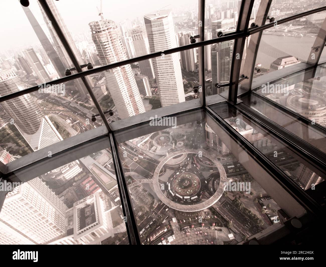 Glass balcony oriental tower hi-res stock photography and images - Alamy