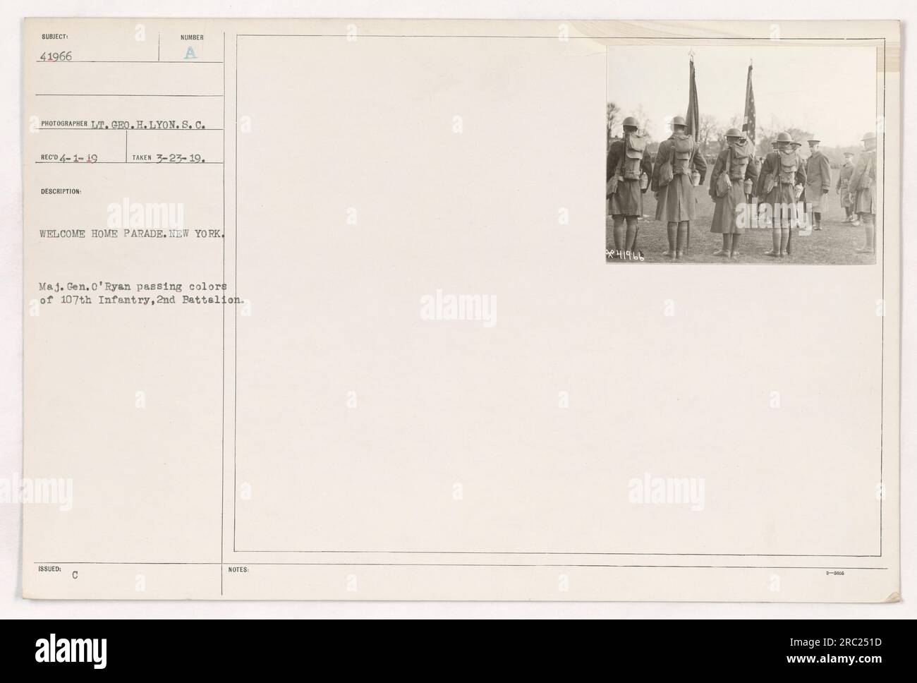 107th infantry hi-res stock photography and images - Alamy