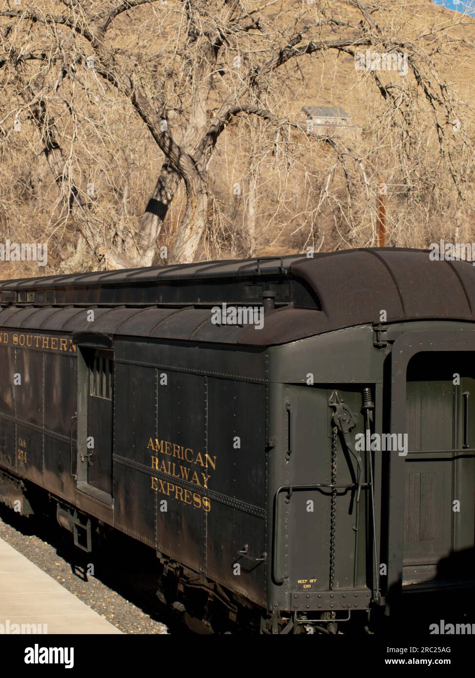 Historic colorado passenger train car hi-res stock photography and ...
