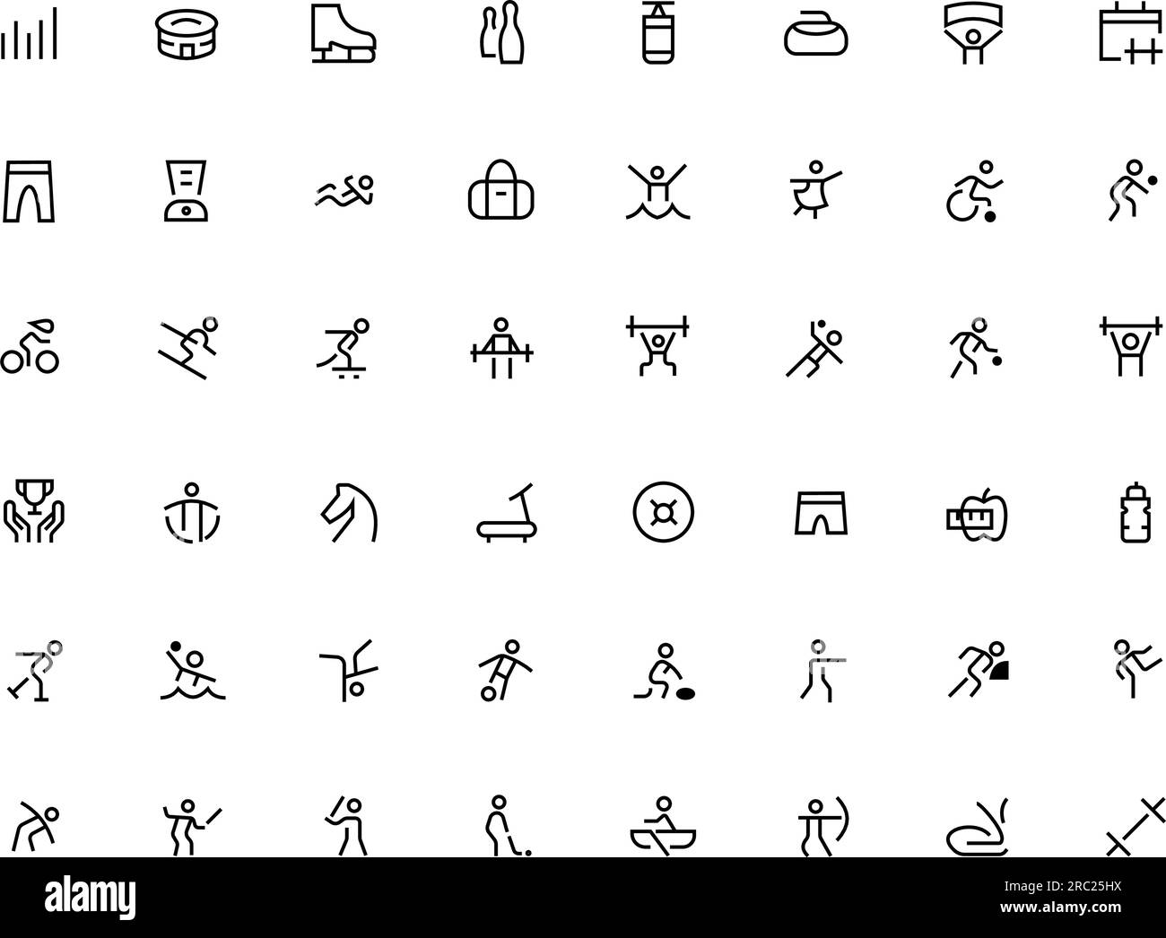 Fitness plan icon Black and White Stock Photos & Images - Alamy