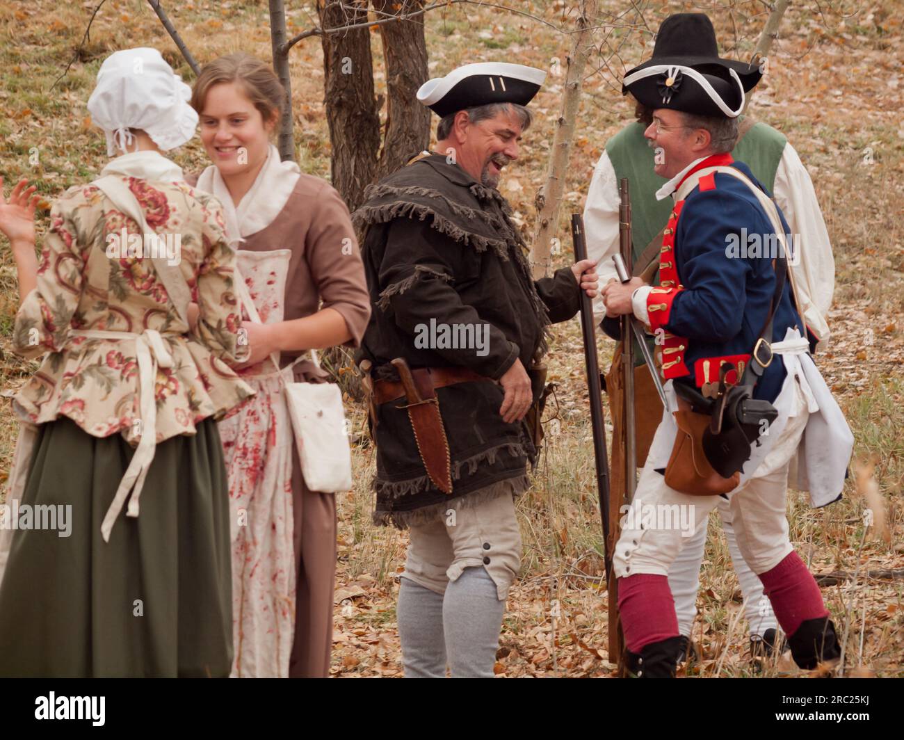 Revolutionary War Reenactment Stock Photo - Alamy