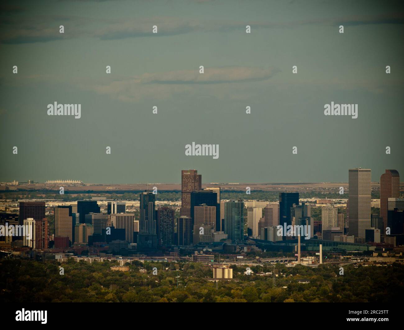 Denver international airport aerial hi-res stock photography and images ...