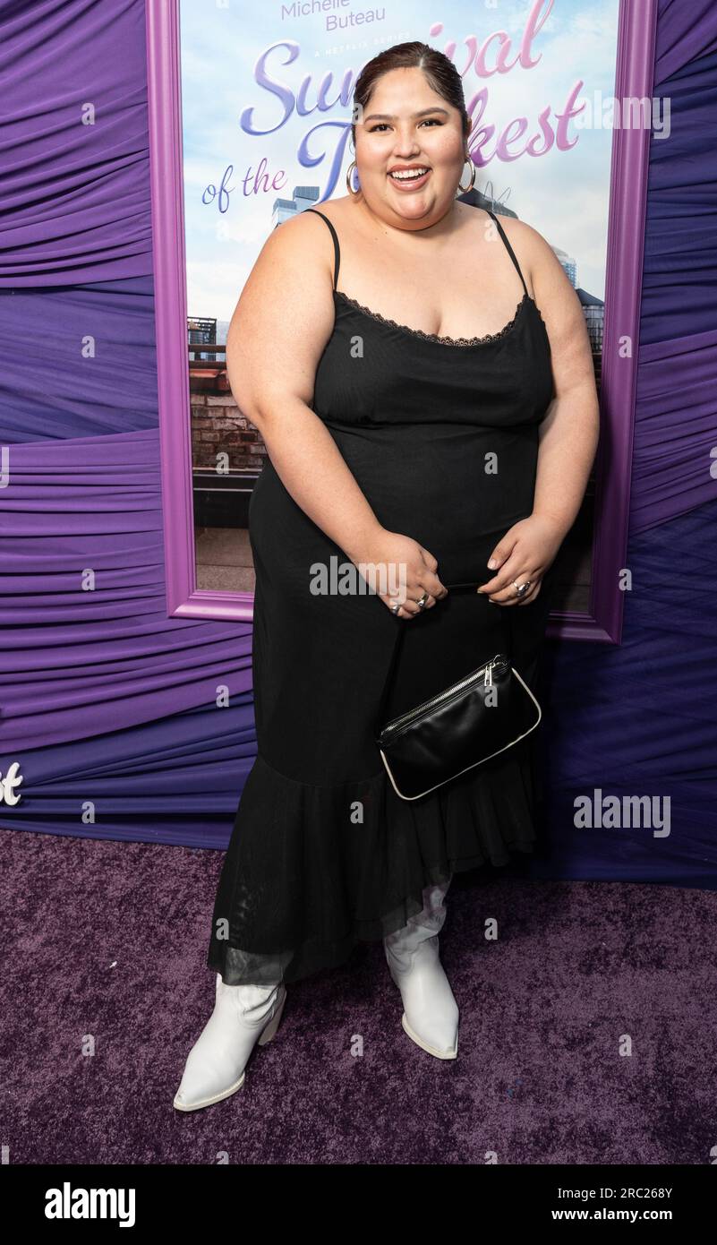 Jessica Torres attends New York premiere of Netflix's "Survival Of The ...