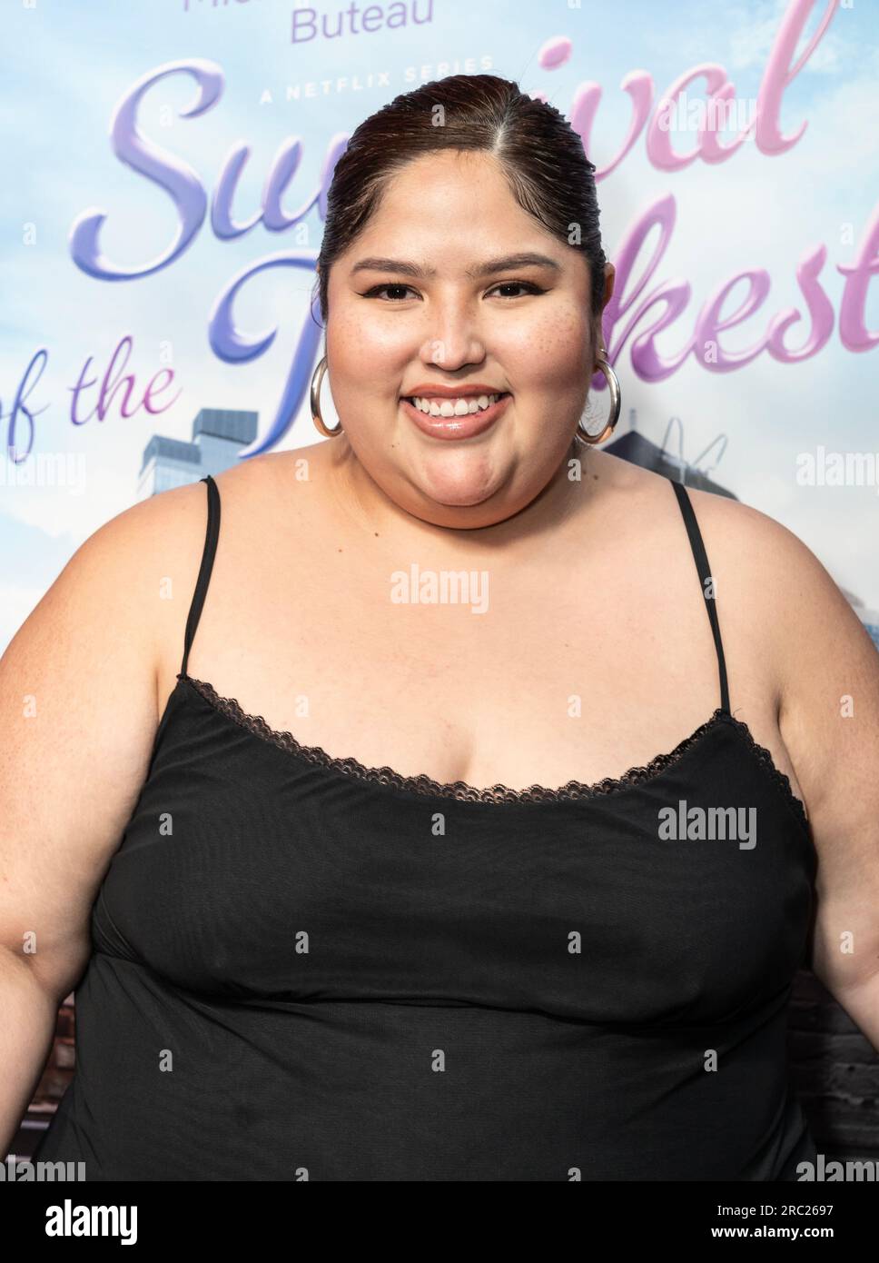 Jessica Torres attends New York premiere of Netflix's "Survival Of The ...