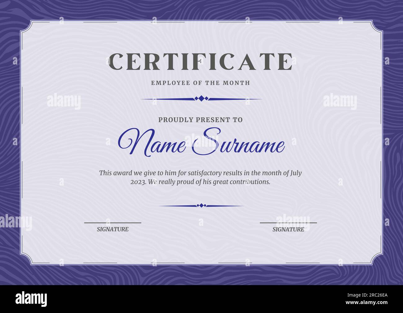 Layout design certificate hi-res stock photography and images - Alamy