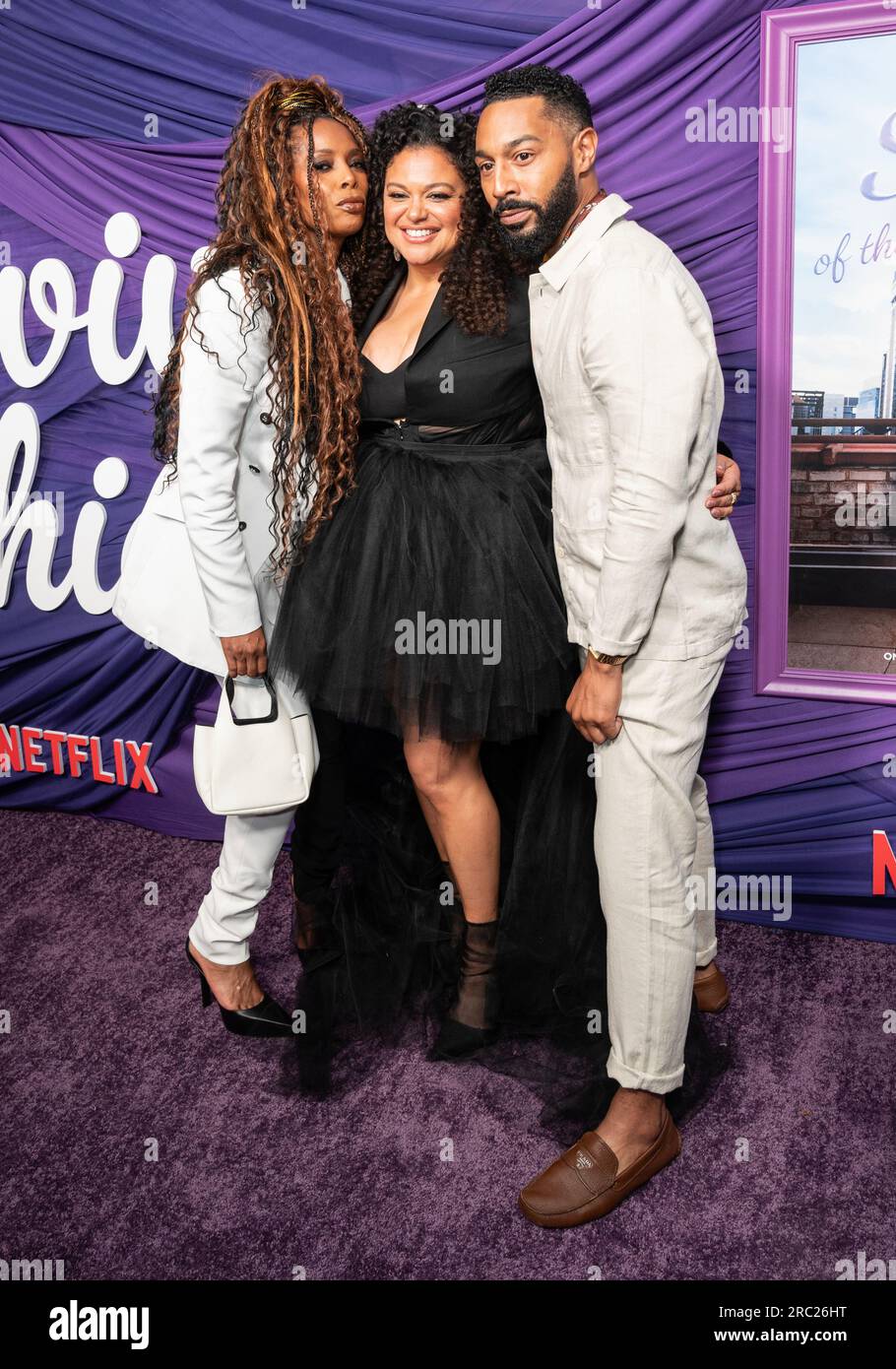 Tasha Smith, Michelle Buteau, Tone Bell attend New York premiere of ...