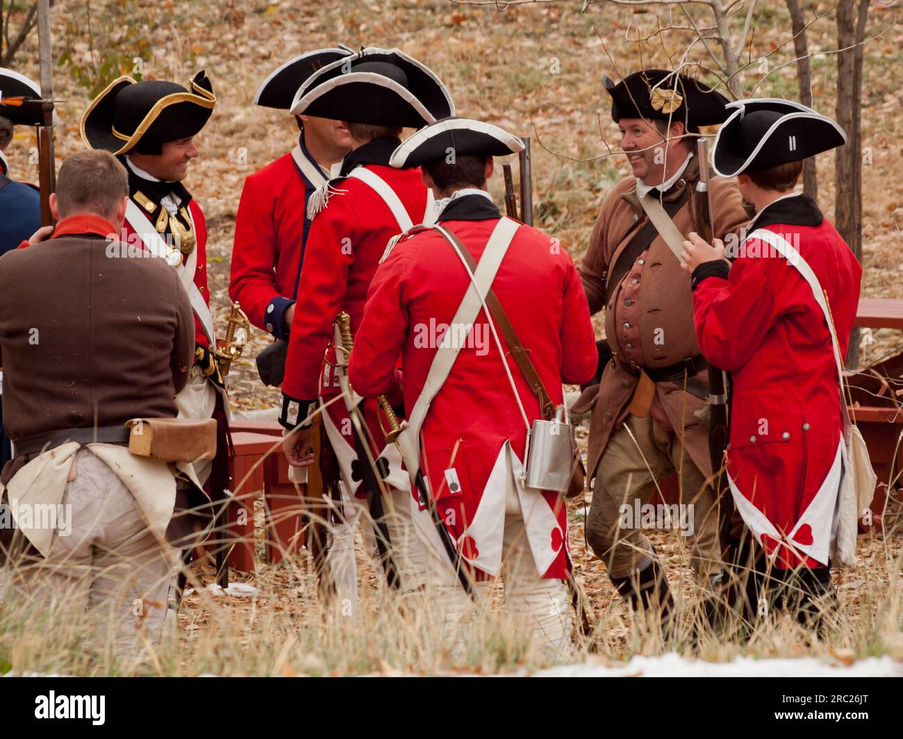 Revolutionary War Reenactment Stock Photo - Alamy