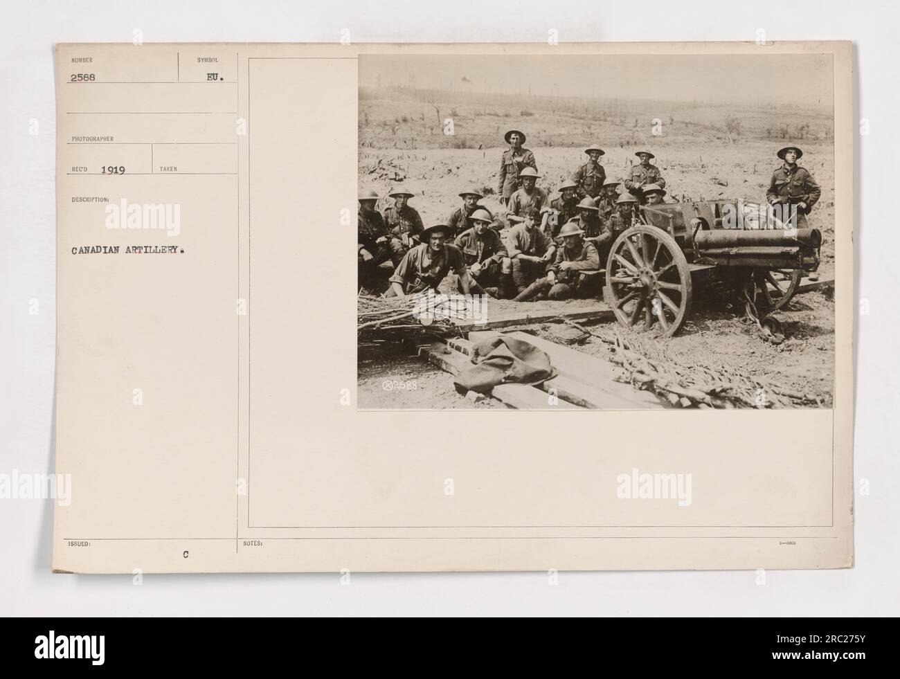 This photograph, labeled as 111-SC-2588, was taken in 1919 and captures ...
