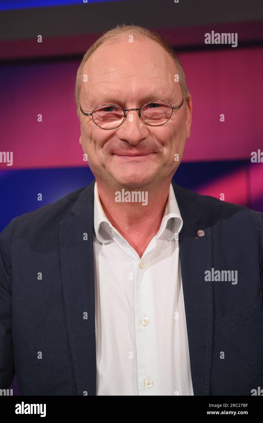Cologne, Germany. 11th July, 2023. Meteorologist and ARD presenter Sven ...