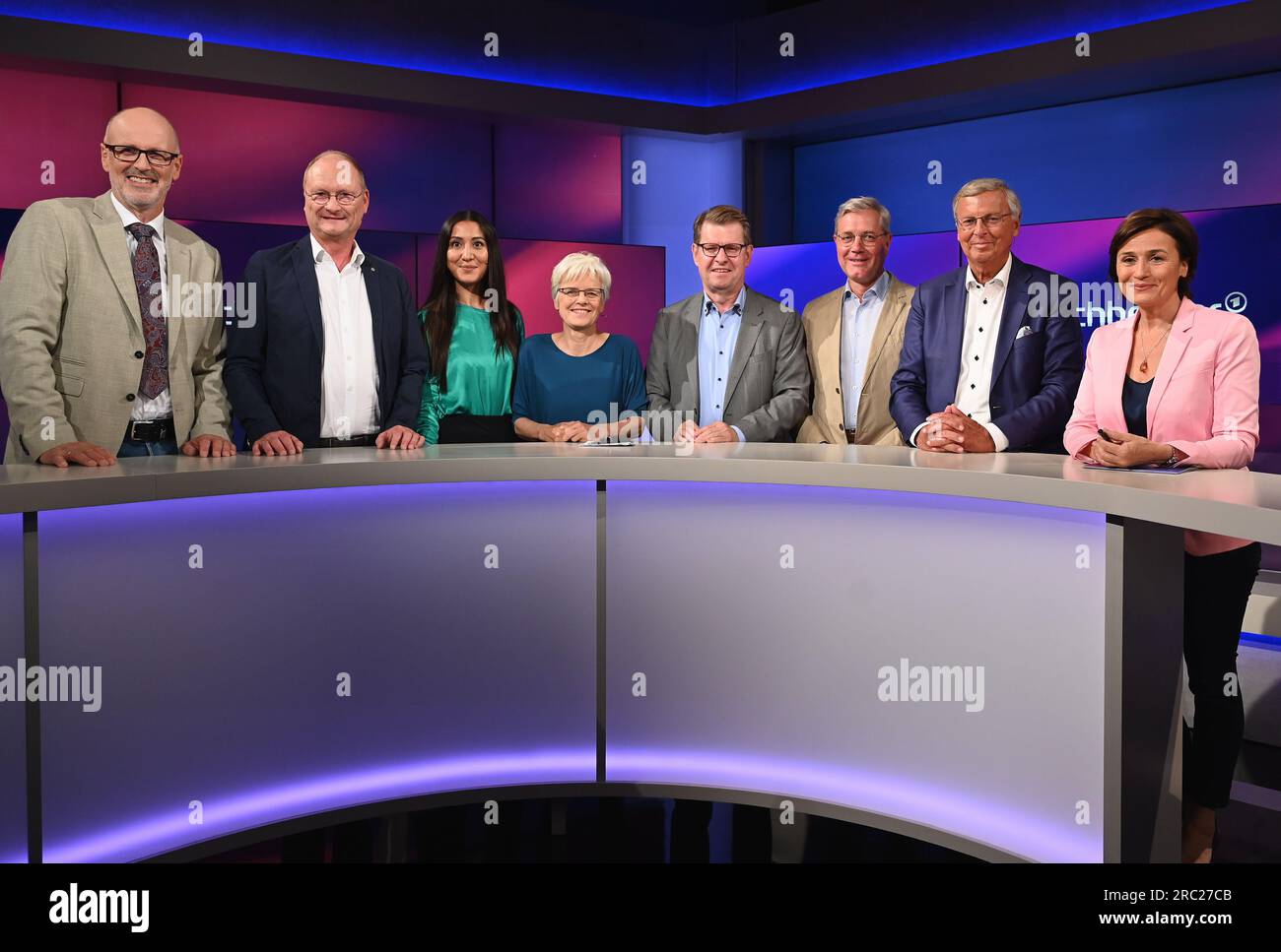 Cologne, Germany. 11th July, 2023. Forester Peter Wohlleben, l-r ...