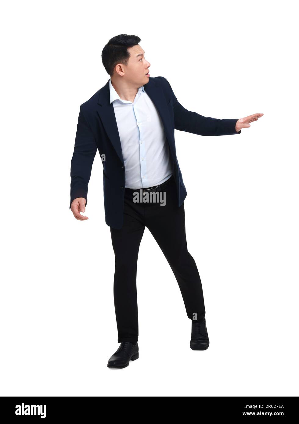 Scared businessman hi-res stock photography and images - Alamy