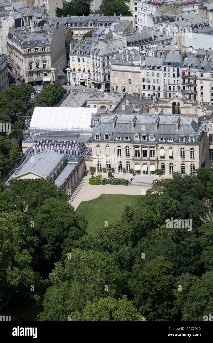Elysee palace aerial hi-res stock photography and images - Alamy