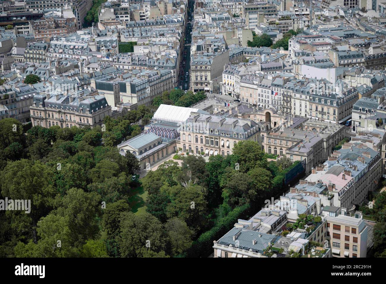 Elysee palace aerial hi-res stock photography and images - Alamy