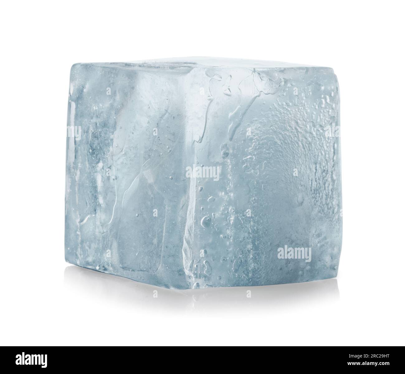 Ice cube on white hi-res stock photography and images - Alamy