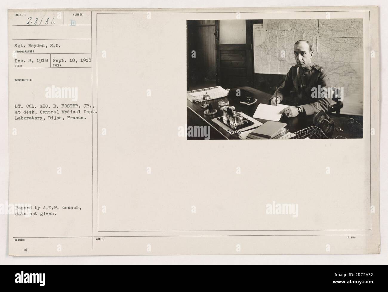 Sumber lt col geo b foster jr hi-res stock photography and images - Alamy