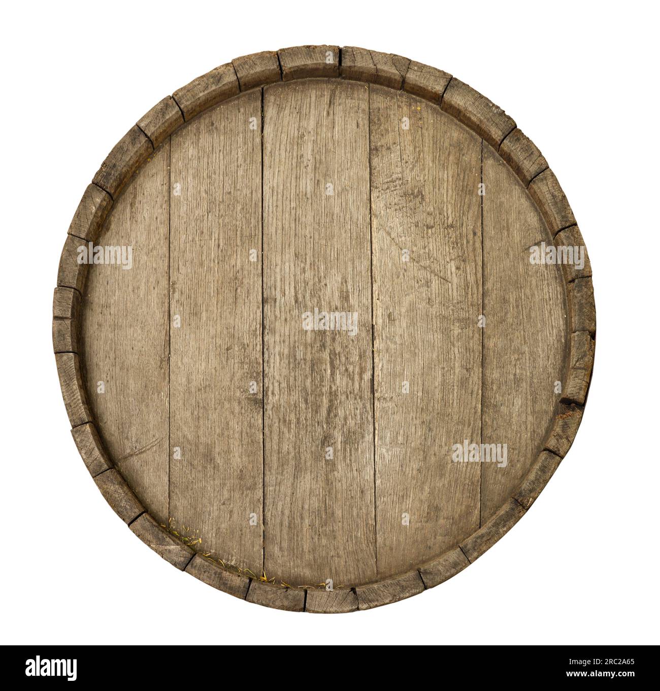 Antique wooden barrel on Cut Out Stock Images & Pictures - Alamy