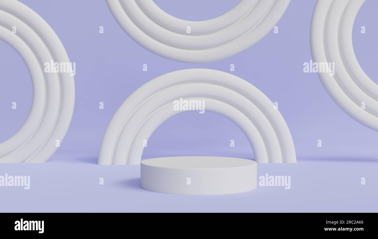 3d product display podium scene with the geometric platform. 3d ...