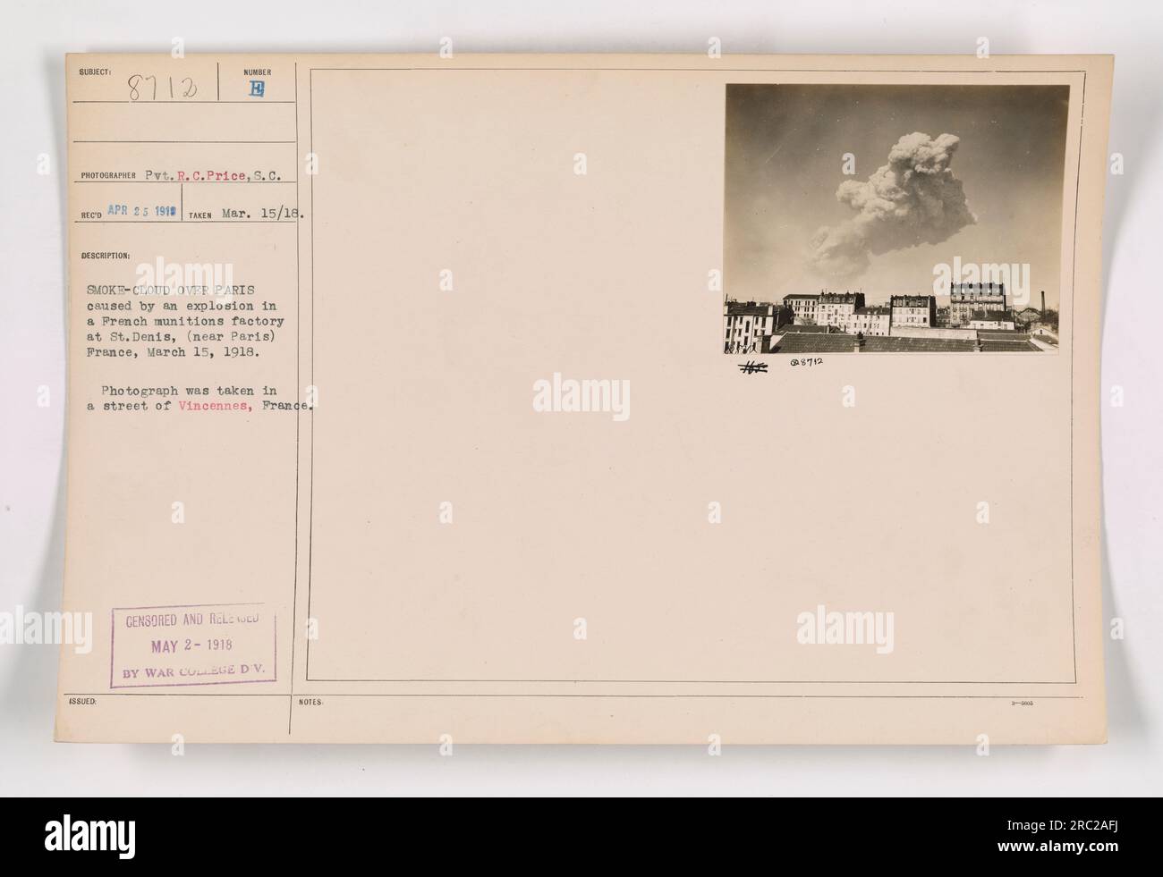 Munitions explosion hi-res stock photography and images - Alamy