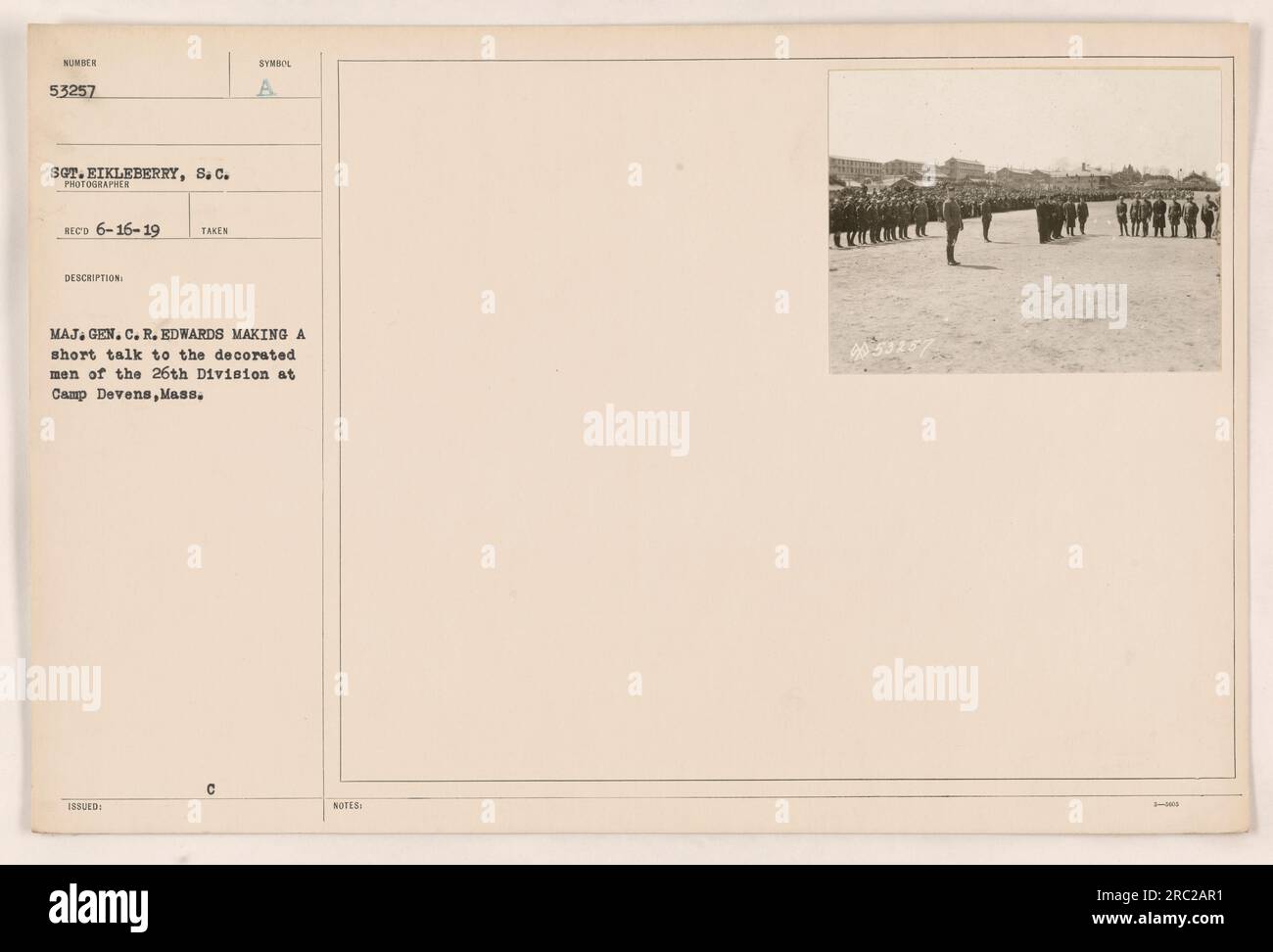 Maj gen c r edwards hi-res stock photography and images - Alamy