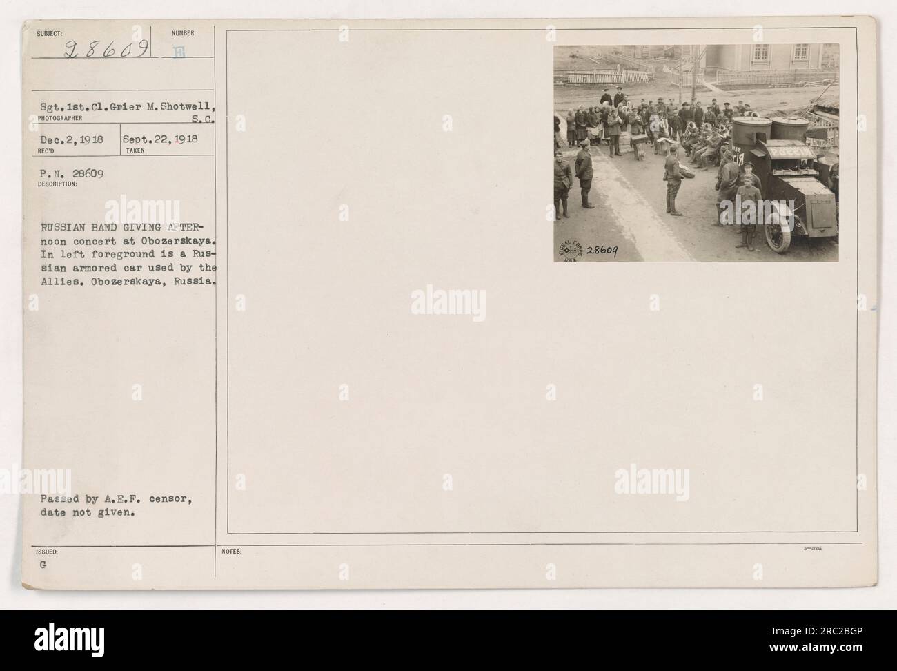 Sgt. 1st. Cl. Grier M. Shotwell, 8. C. in the photograph captured the ...