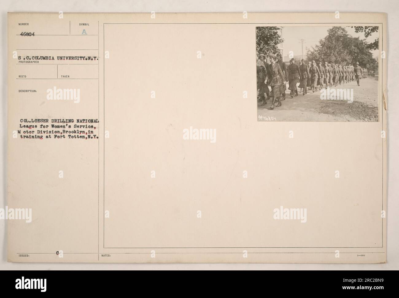 Military training at fort totten hi-res stock photography and images ...