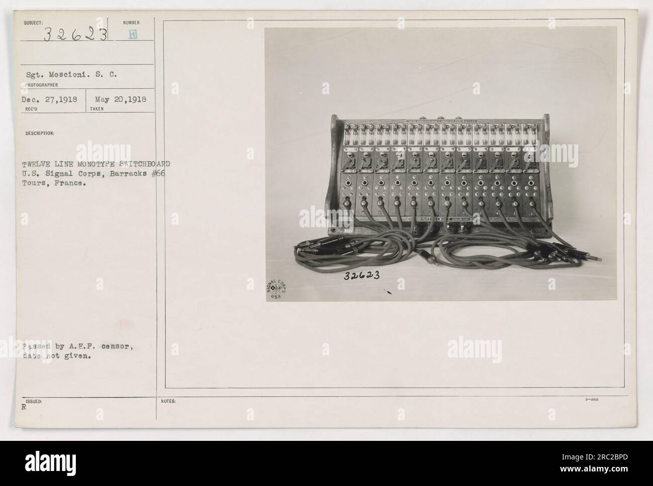 12 line monotype switchboard hi-res stock photography and images - Alamy