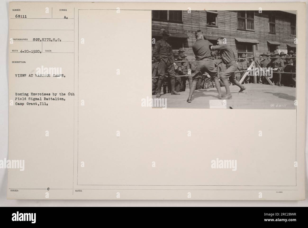 Soldiers from the 6th Field Signal Battalion engage in boxing exercises ...