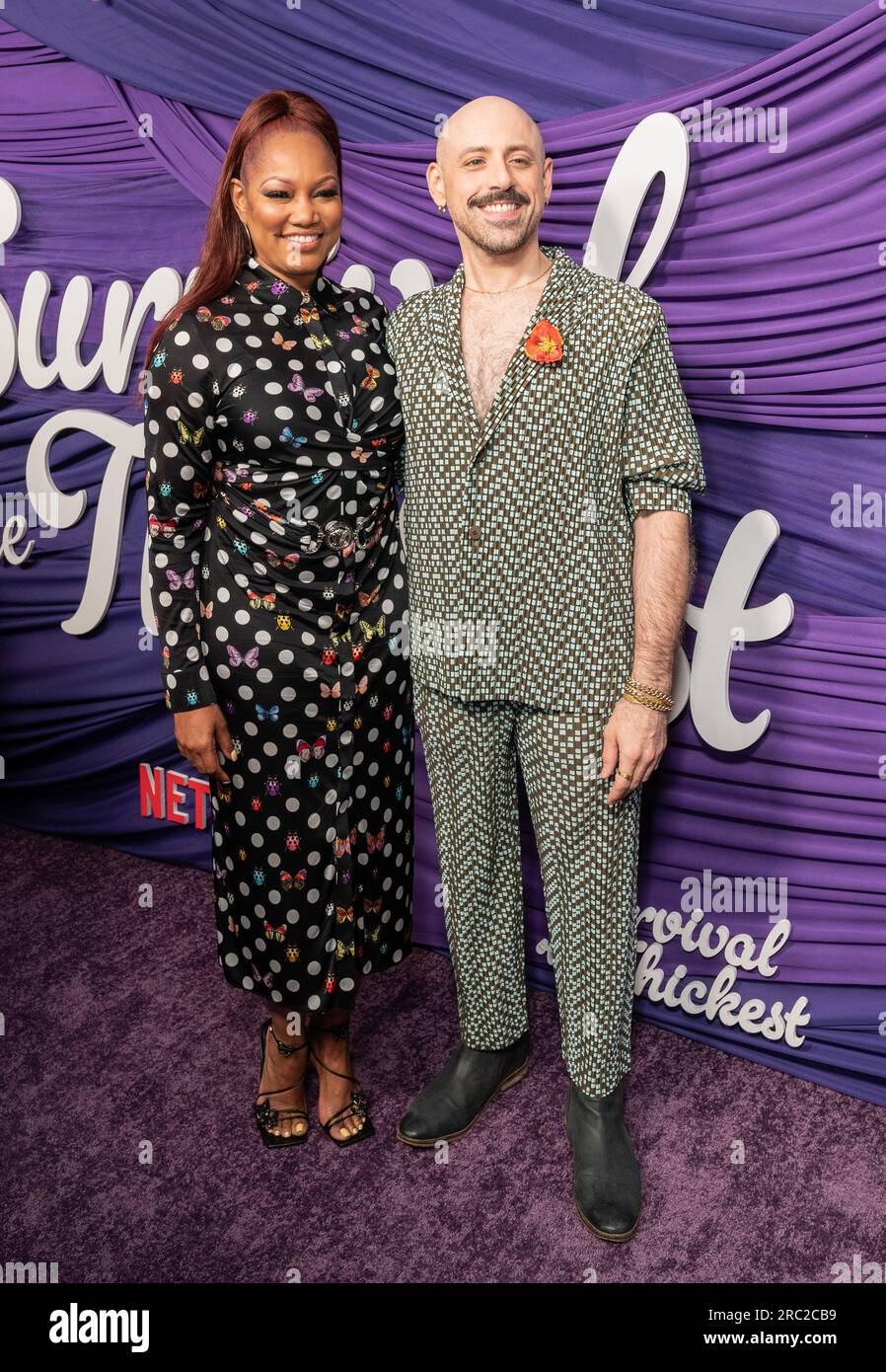 New York, USA. 11th July, 2023. Garcelle Beauvais and Anthony Michael ...