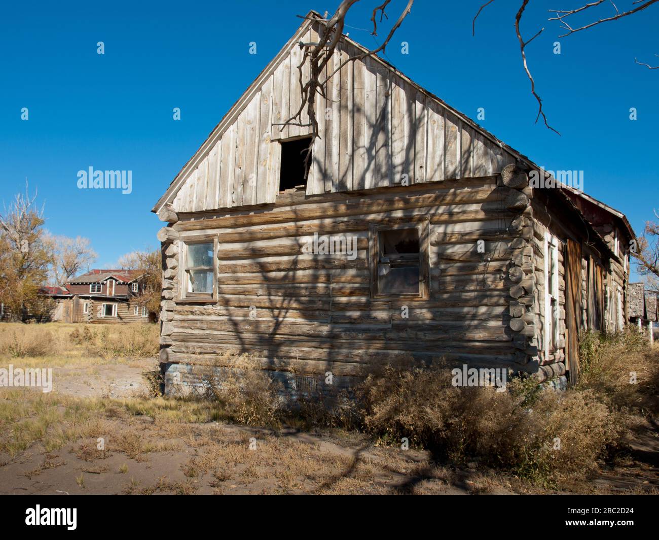 Old Western Ranch Stock Photo - Alamy