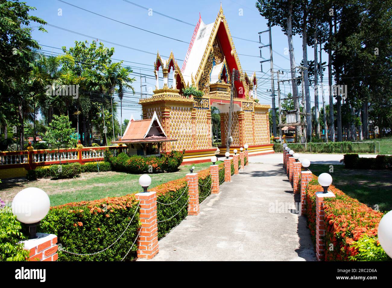 Gate entrance for thai people and foreign travelers travel visit and ...