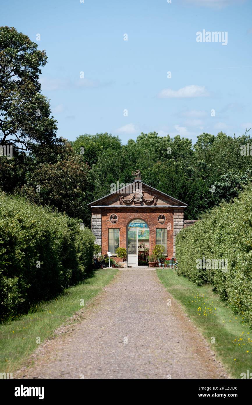 Holly Walk and the Orangery, Castle Bromwich Hall Gardens, West ...