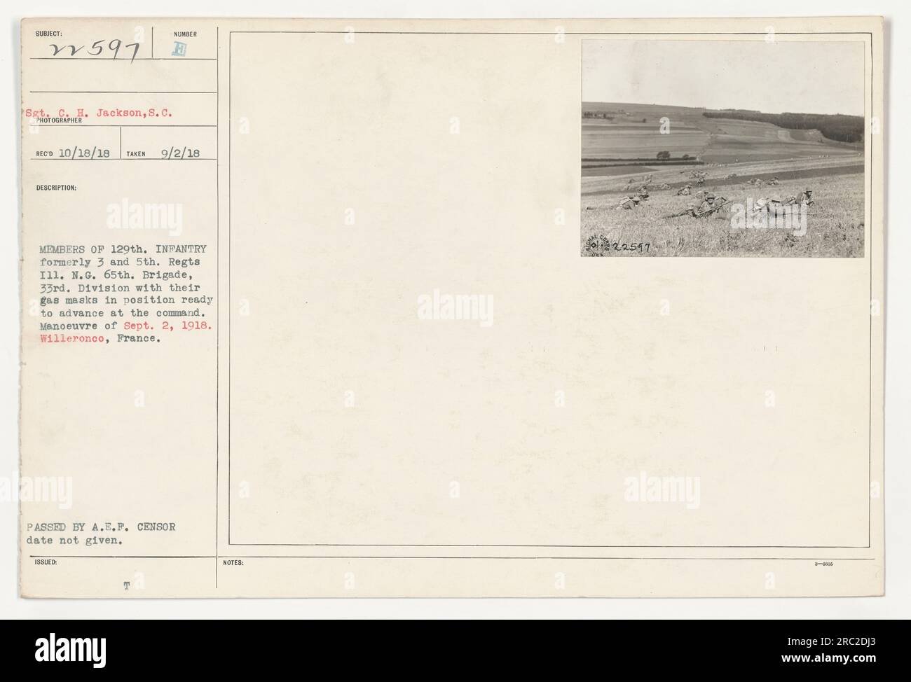 Members of the 129th Infantry, formerly the 3rd and 5th Regiments of ...