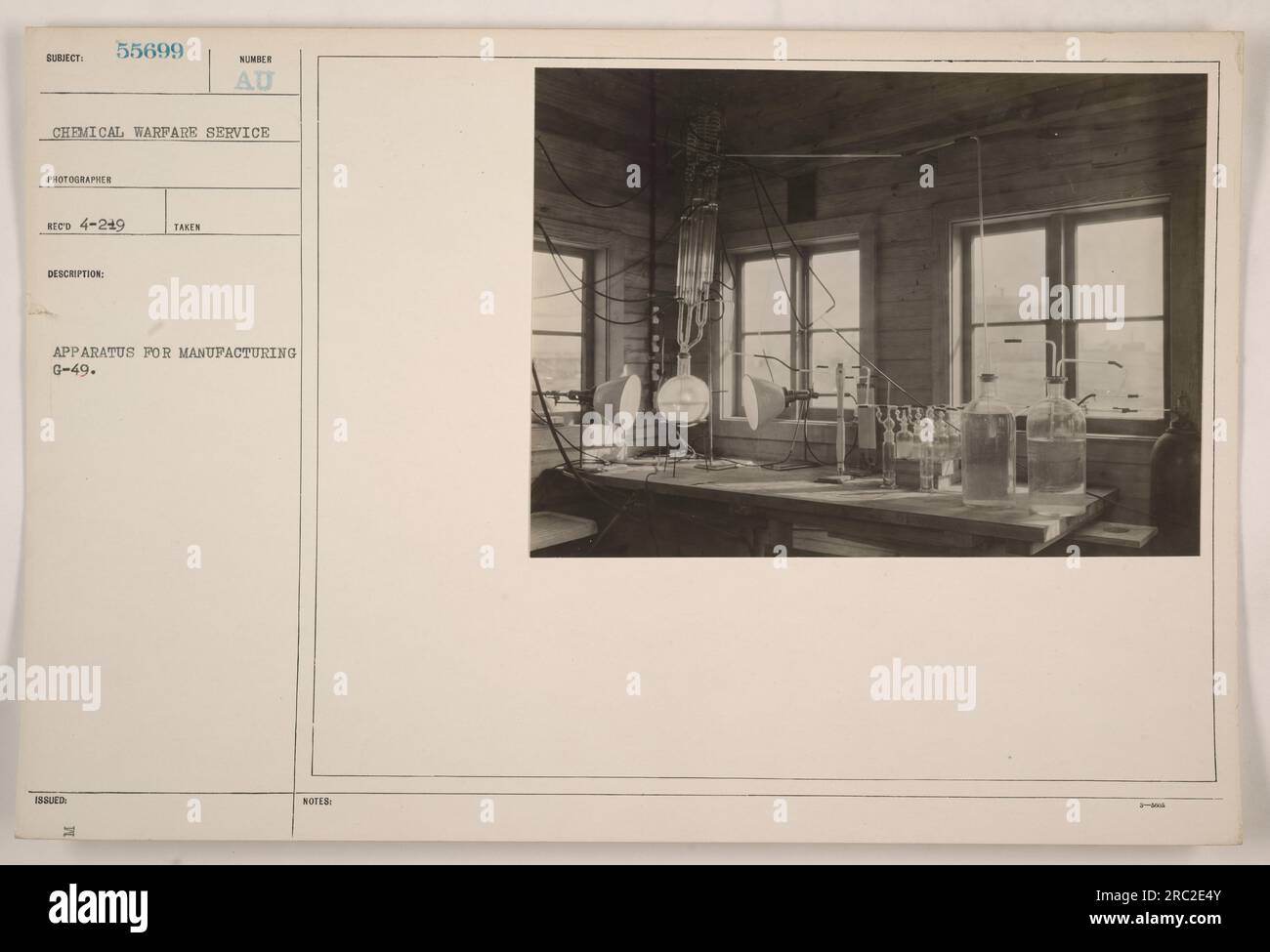 Number issued au chemical warfare service hi-res stock photography and ...