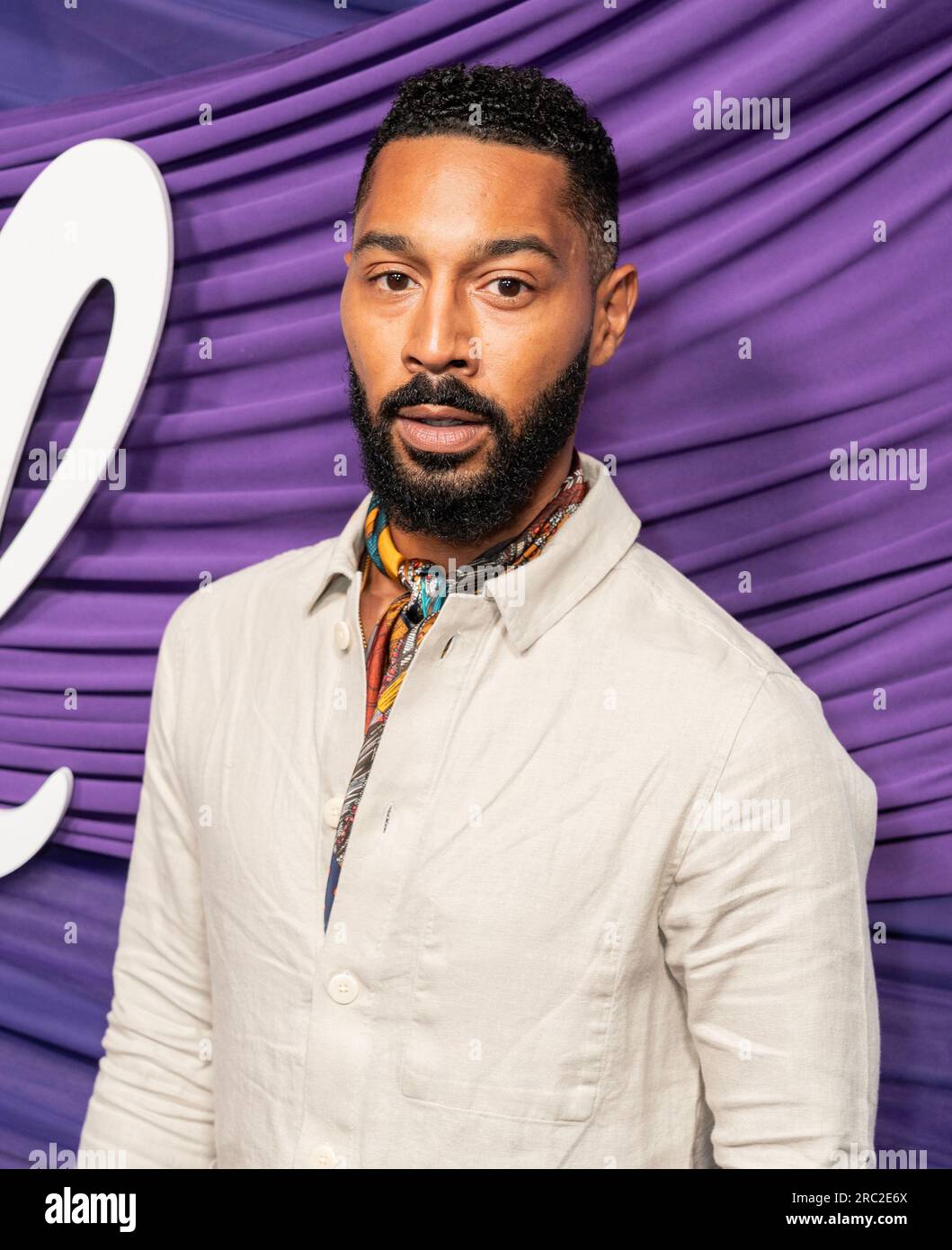 New York, USA. 11th July, 2023. Tone Bell attends New York premiere of ...