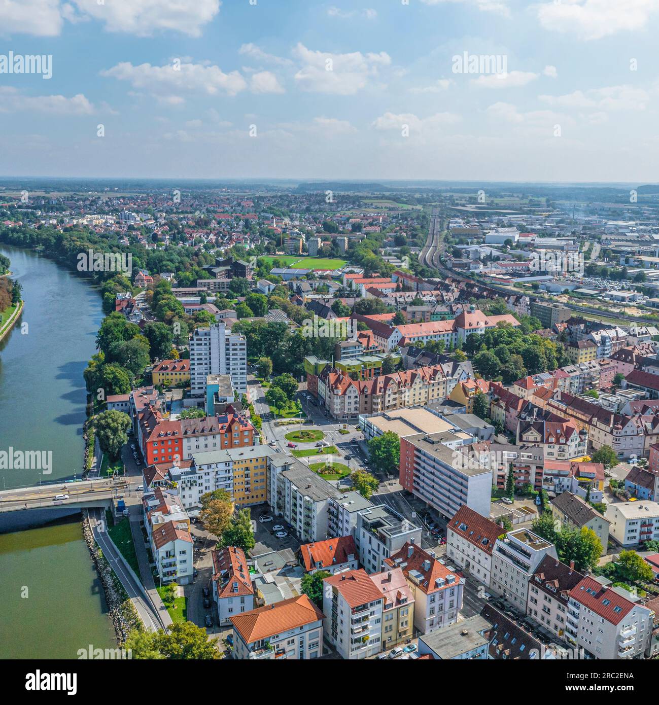 Panorama cityscape danube ulm hi-res stock photography and images - Alamy