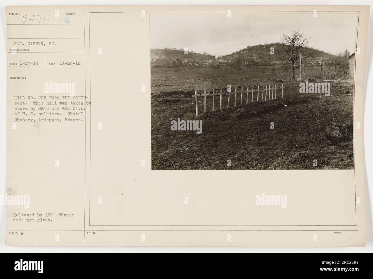 U.S. soldiers storming Hill No. 223 in Chatel Chehery, Ardennes, France ...