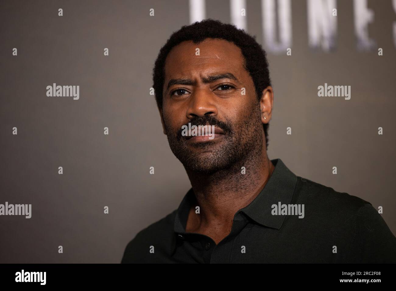 Nicholas Pinnock poses for photographers upon arrival at the premiere ...
