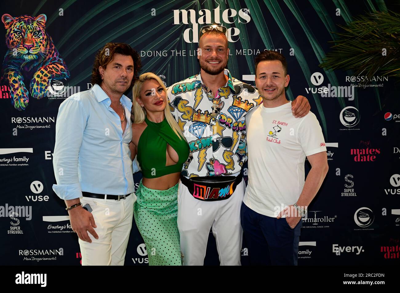Ismet Atli, Sanja Alena, Eric Sindermann und Daniel Roth beim Mates ...