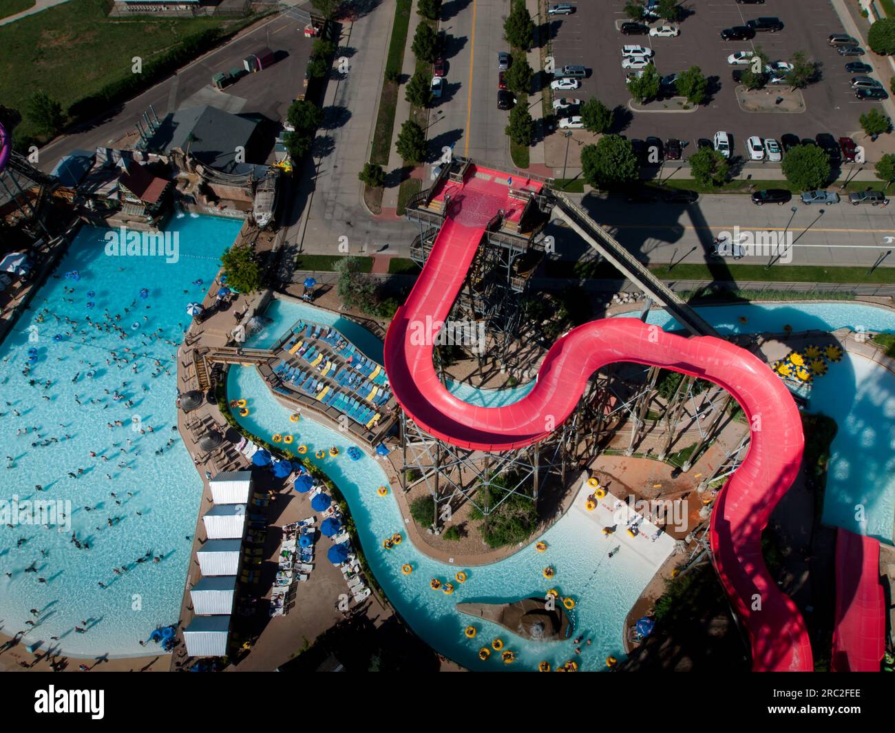 Aerial View of Denver Stock Photo - Alamy