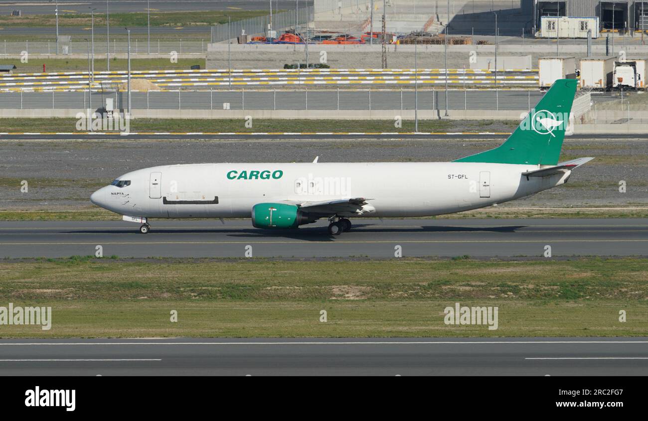 ISTANBUL, TURKIYE - OCTOBER 01, 2022: Green Flag Aviation Boeing 737 ...